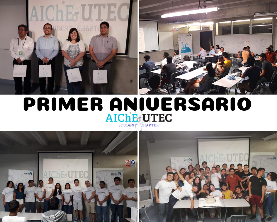 Primer Aniversario AIChE-UTEC | Blog de Ingeniería Química | Universidad de Ingeniería UTEC
